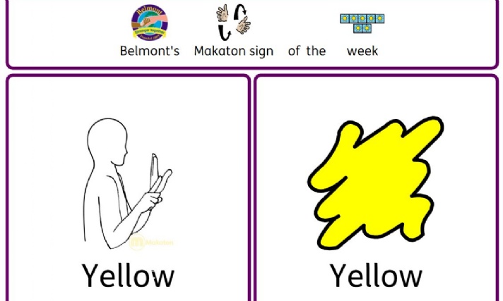 Belmont School - Belmont's Makaton Sign of Week 10.10.22