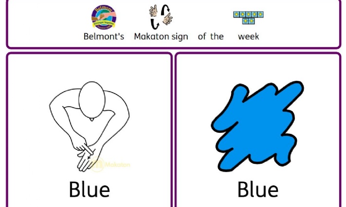 Belmont School - Belmont's Makaton Sign of Week 7.11.22