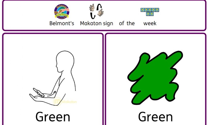 Belmont School - Belmont's Makaton Sign of Week 14.11.22