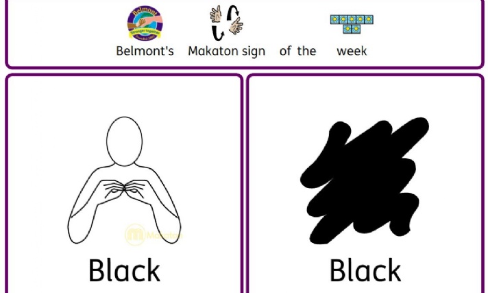 Belmont School - Belmont's Makaton Sign of Week 09.01.23