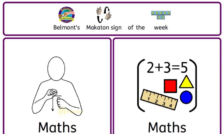 Belmont School - Belmont's Makaton Sign of Week 30.01.23